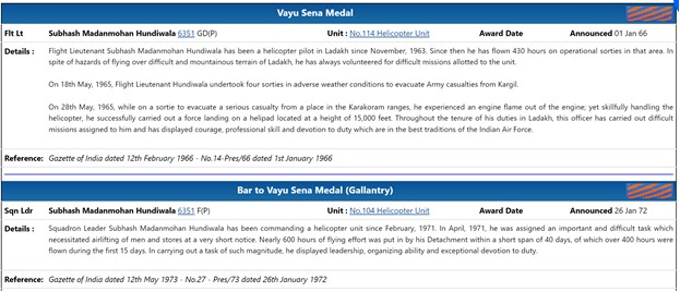 IAF's Double Valor: Heroes Awarded the Vayu Sena Medal Twice