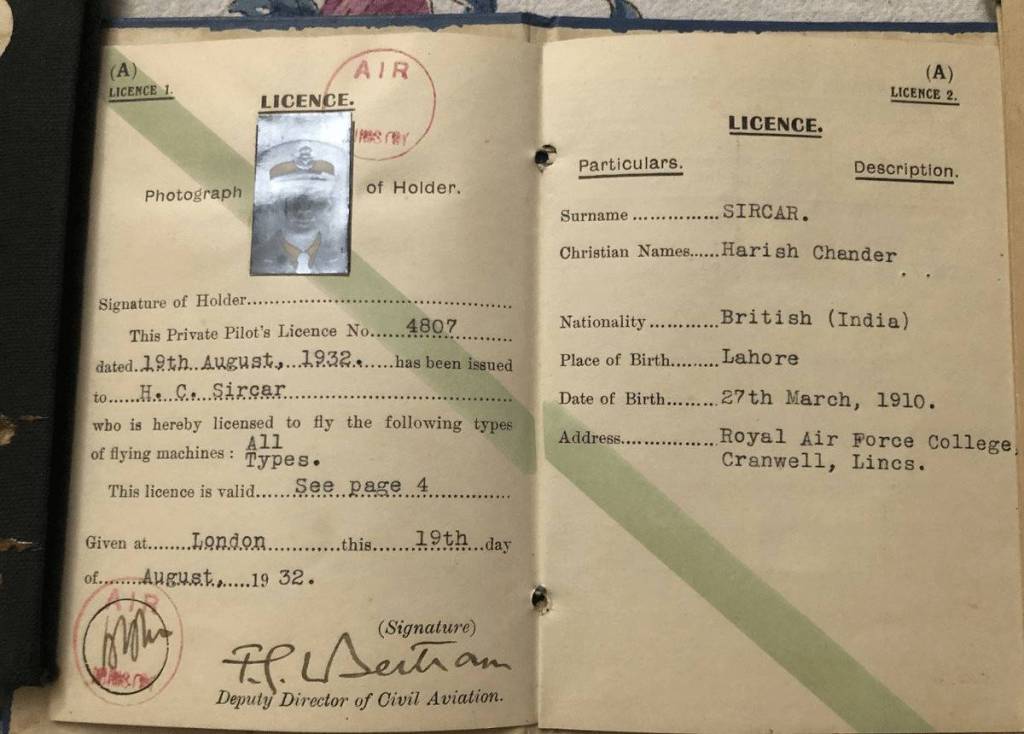 Harish Chander Sircar: IAF's First Commissioned Officer and His Tragic Fall